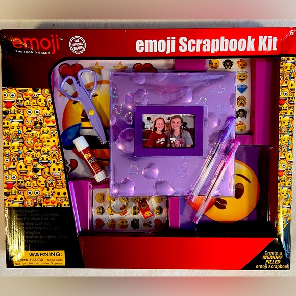 Emoji | Toys | Nib Emoji Scrapbook Craft Kit | Poshmark